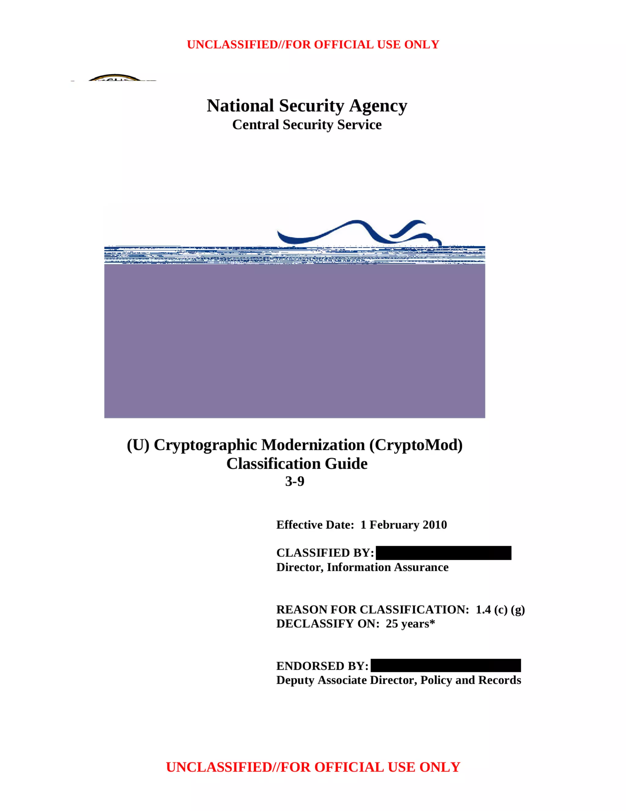 Media 35549 CRYPTOGRAPHY MODERNISATION NSA DOC | PDF
