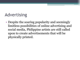 Media based arts and design in the philippines | PPTX