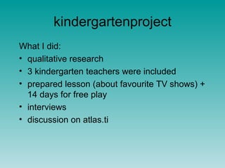 media competence - kindergarten | PPT