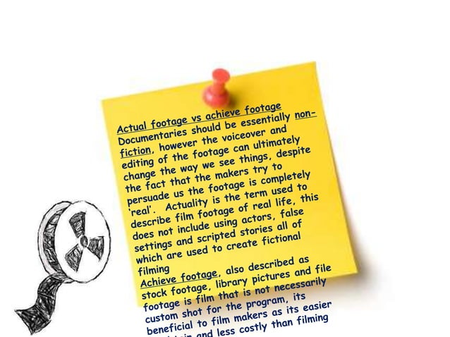 Media. documentary code and conventions | PPTX