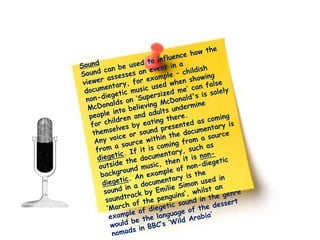 Media. documentary code and conventions | PPTX