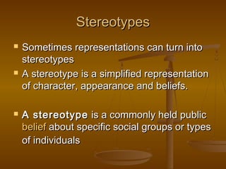 Media gcse-representation | PPT