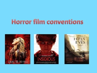 Media horror conventions | PPTX