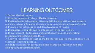 Media-Literacy PowerPoint presentation pptx | PPTX