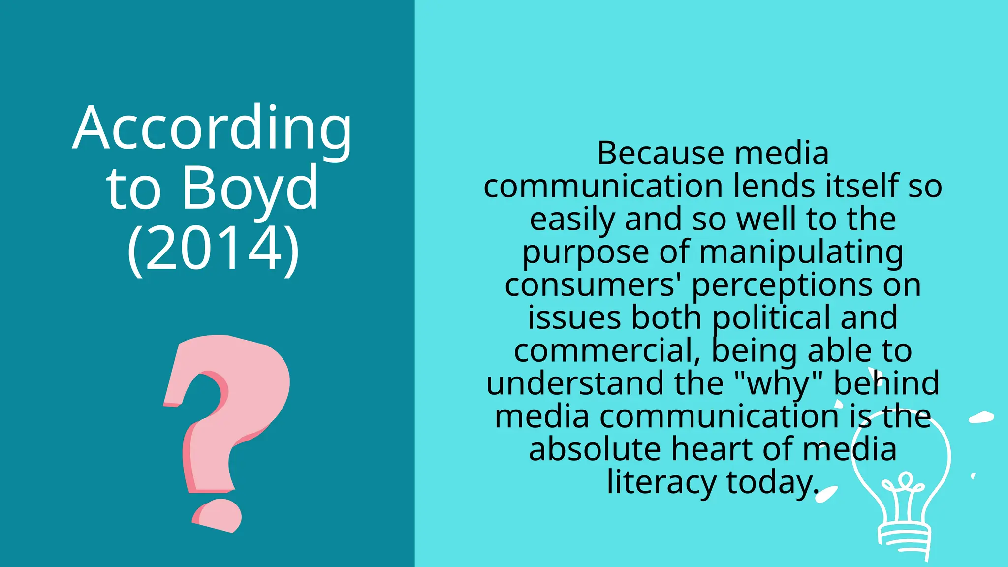 Media-Literacy Highschool multimedia pptx | PPTX