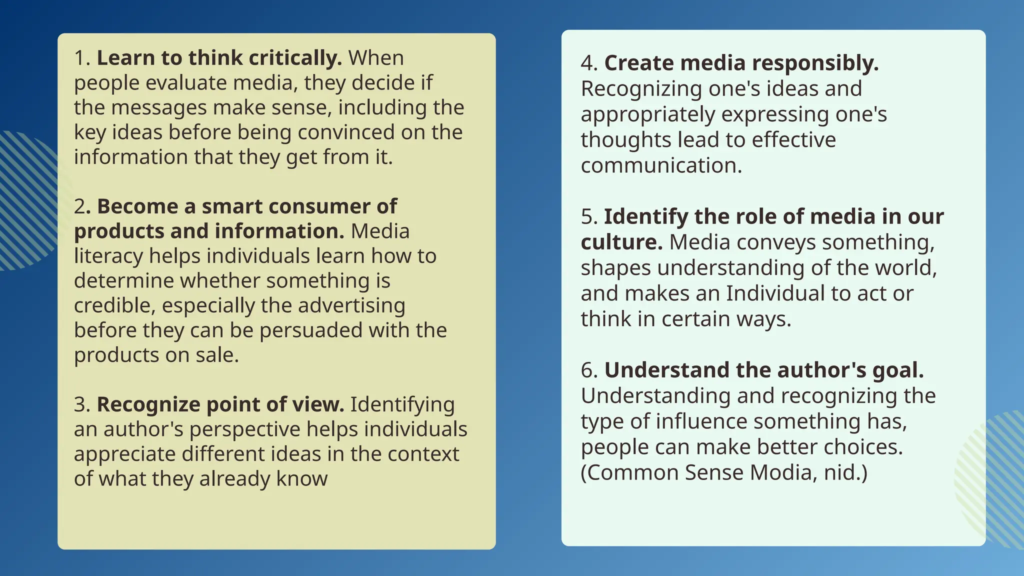 Media-Literacy and its important in the modern world | PPTX