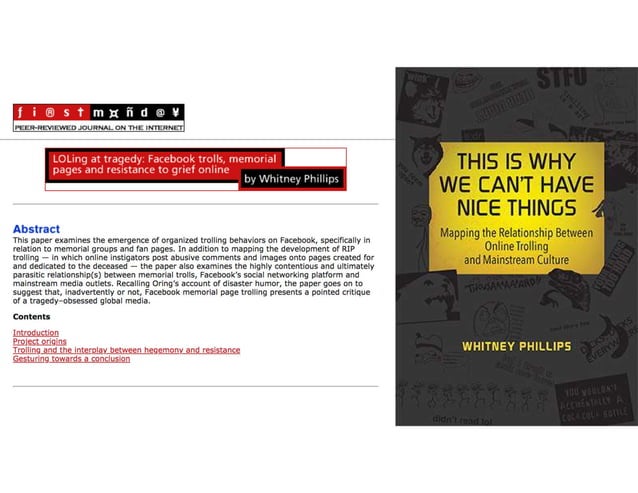 Media Manipulation, Amplification and Responsibility — ONA18 | PPT