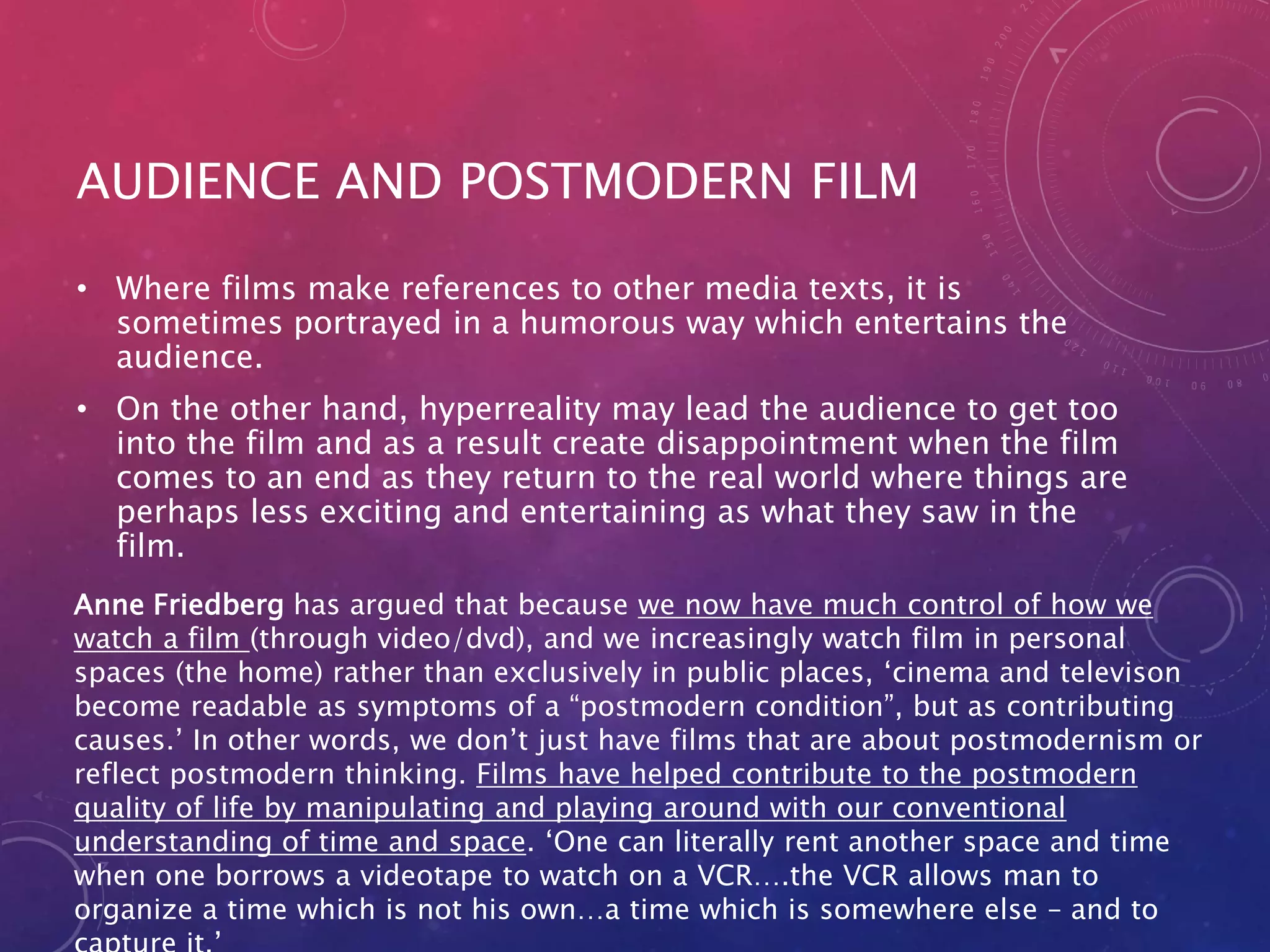 Postmodern film | PPTX