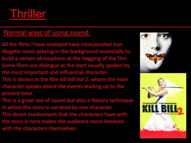 Media(Thriller Genre) | PPTX