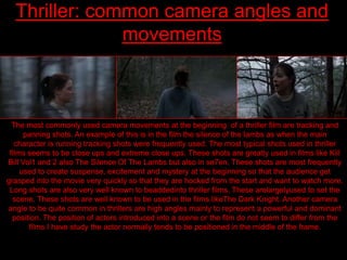 Media(Thriller Genre) | PPTX