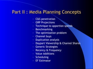 Media Principles - Context to Indian Market | PPT