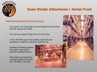 Roof lifting...the clear solution to the clear height problem | PPS