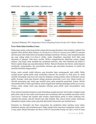 Media Sebagai Aktor Politik | PDF