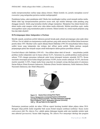 Media Sebagai Aktor Politik | PDF