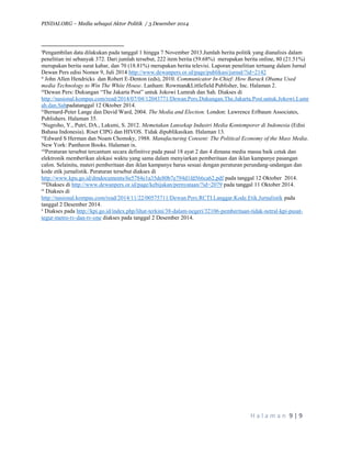 Media Sebagai Aktor Politik | PDF