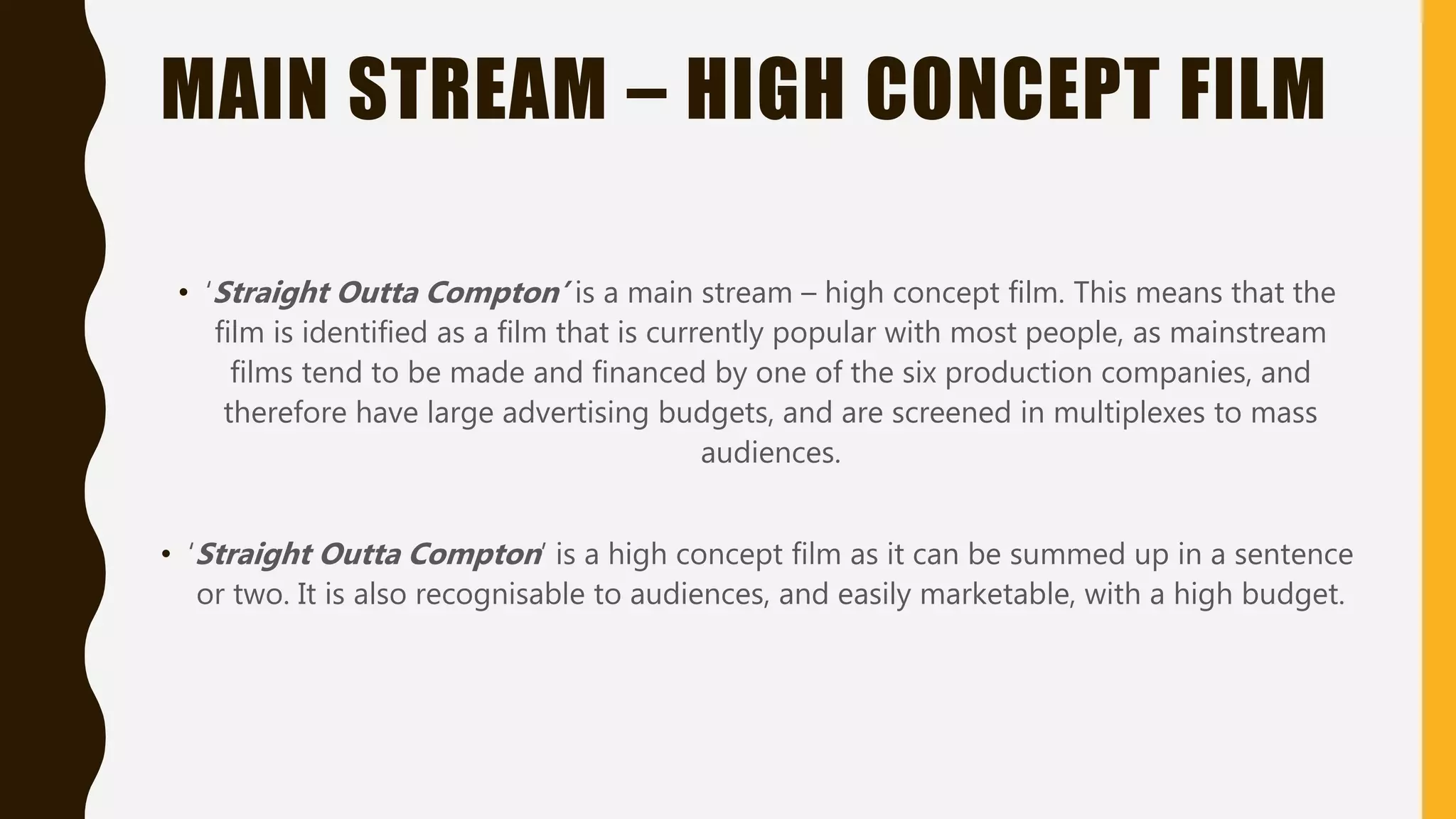 Media straight outta compton presentation | PPTX
