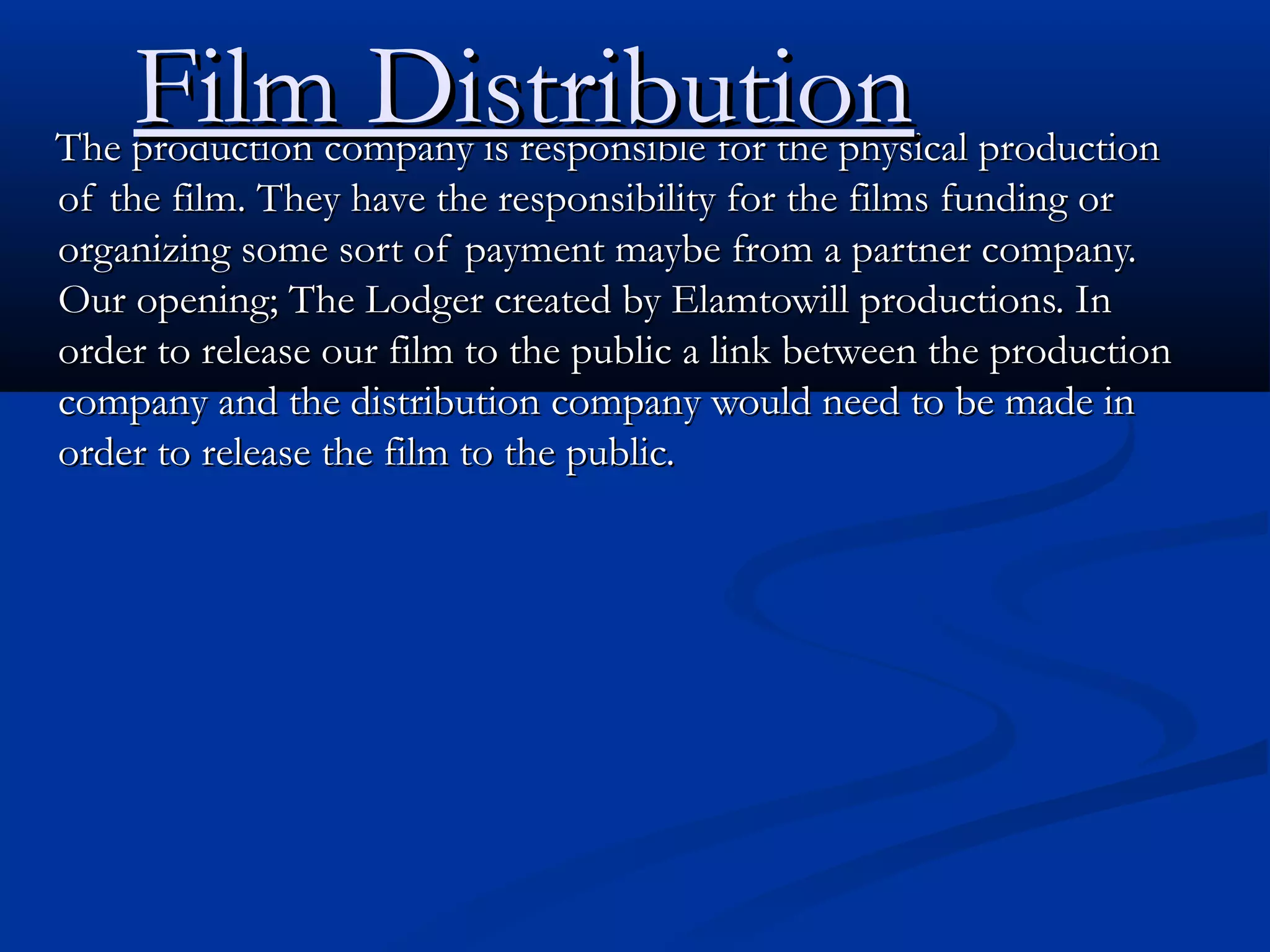 Media task 3 | PPT | Video Production | Content Production