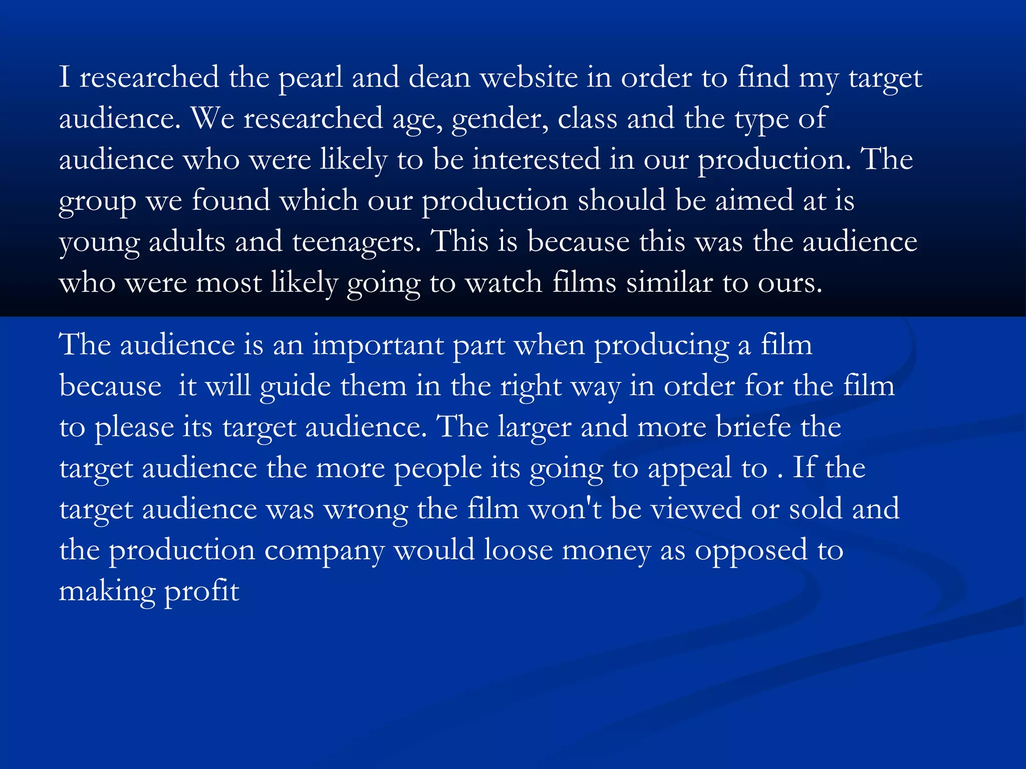 Media task 3 | PPT | Video Production | Content Production