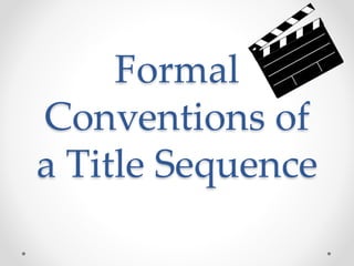 Media title sequence presentation | PPTX