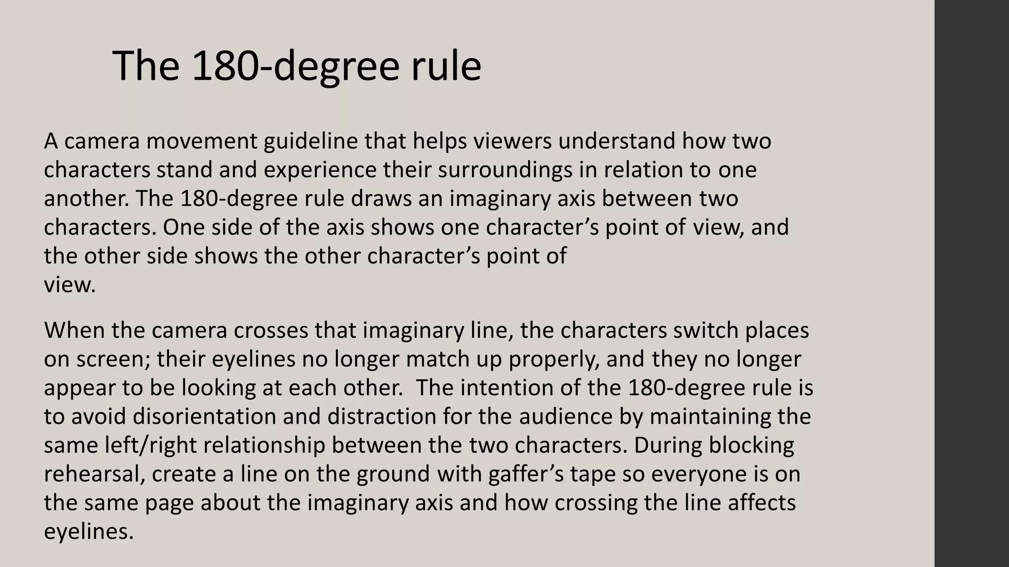 Preliminary task 2 - Video continuity task | PPT