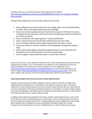 Media 21 Report, May 2010 | PDF