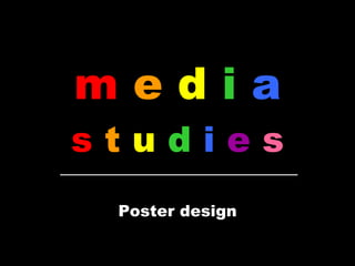 M E D I A Semiotics Posters | PPT