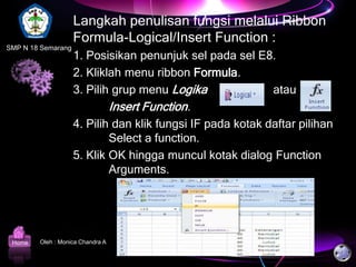 Ms.Excel Rumus Fungsi IF | PPTX