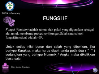 Ms.Excel Rumus Fungsi IF | PPTX