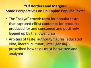 Marginalized Audiences and Popular Culture Consumption | PPT