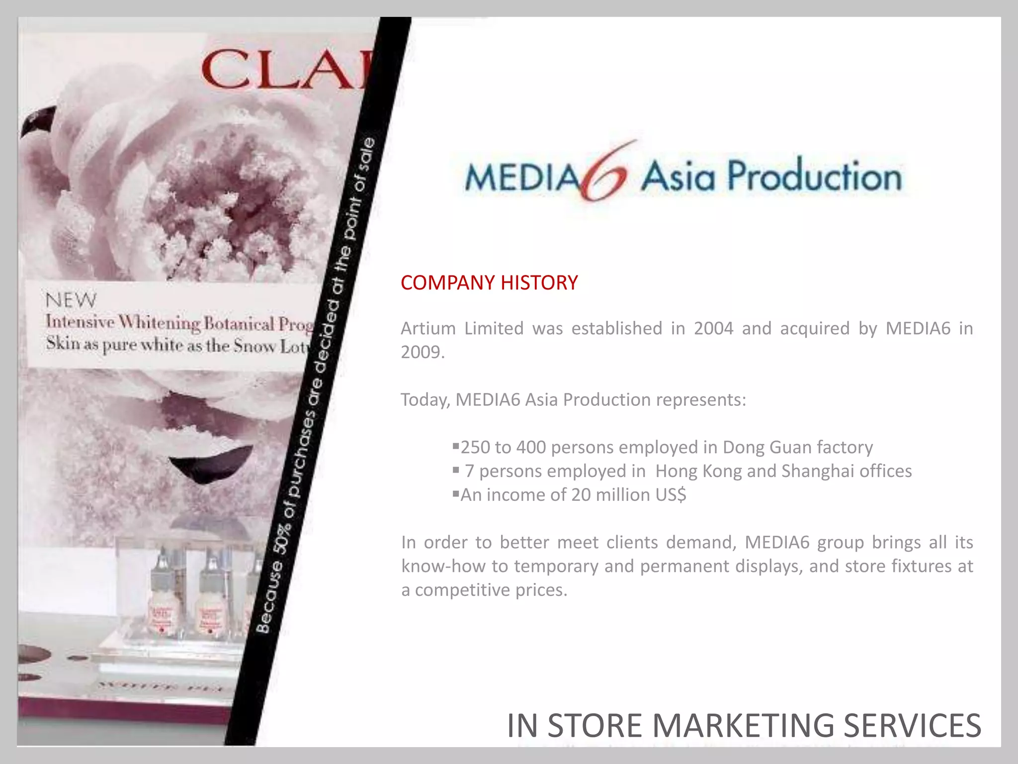 Media6 Asia Production | PPTX