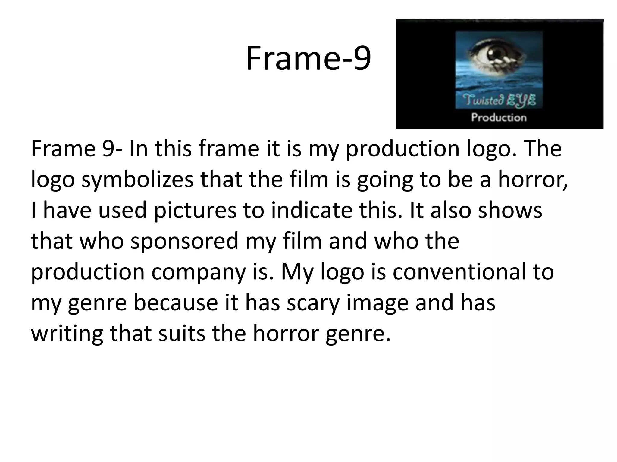 Media 9 frame analysis | PPT