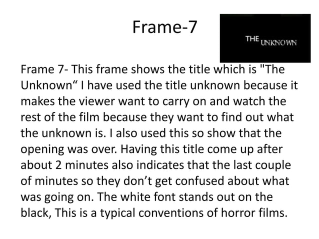 Media 9 frame analysis | PPT