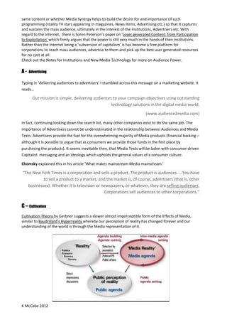 AS and A2 Audiences Booklet | PDF
