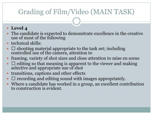 Media a2 course | PPTX