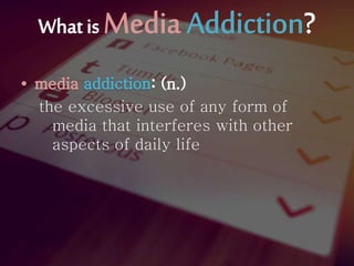 Media Addiction PPT for AP Psych | PPTX