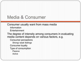 Media, advertising & consumer | PPTX