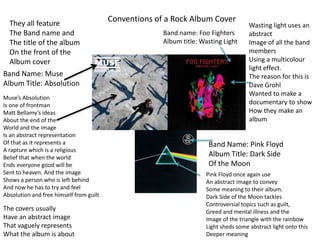 Media album cover research | PPT
