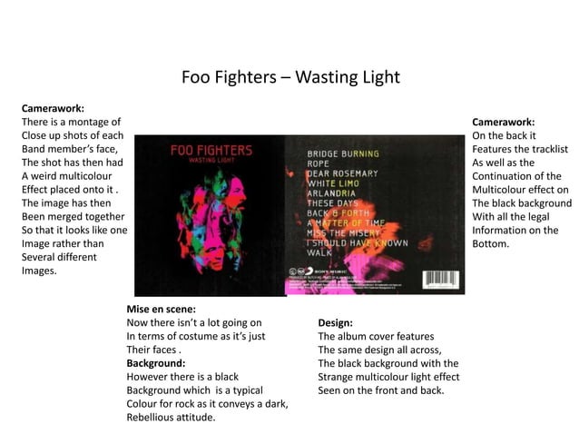 Media album cover research | PPT