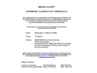 Example Media Alert | PPTX