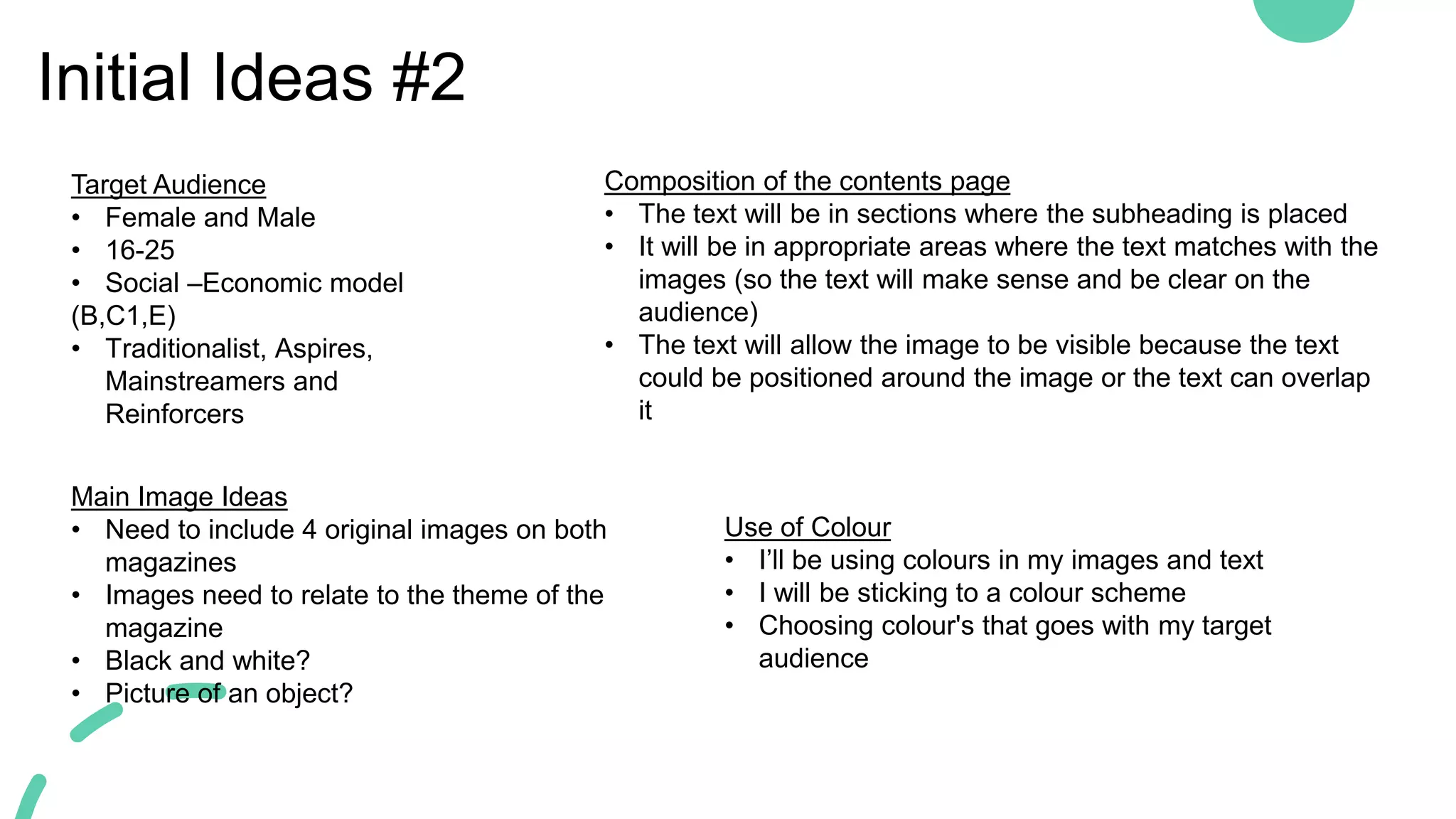 Media alevel magazine planning | PPT