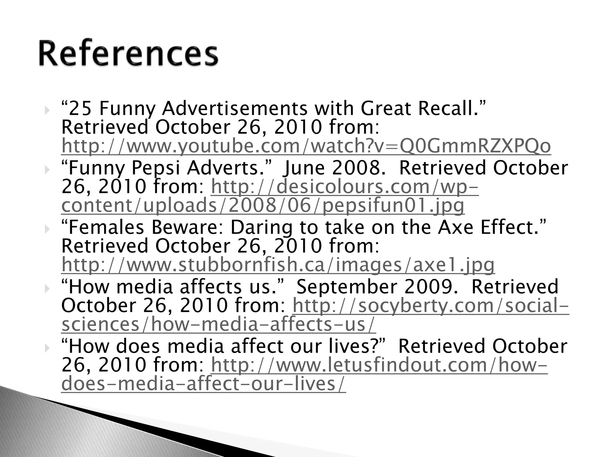 Media analysis | PPT