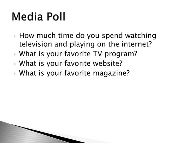 Media analysis | PPT