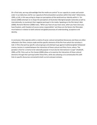 Media Analysis Essay | PDF