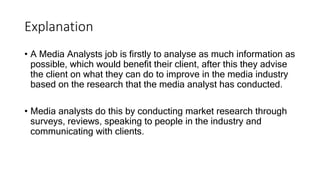 media analyst media powerpoint.pppppppptx | PPT