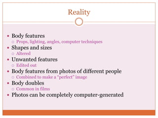 Media And Body Image | PPTX