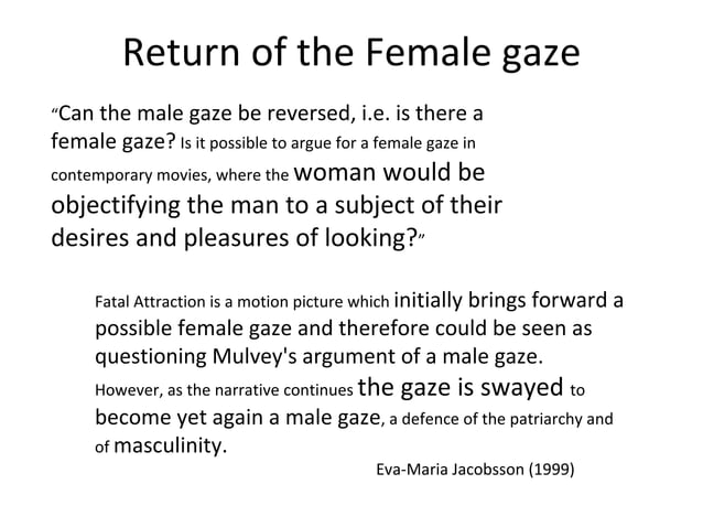 Media And Collective Identity Feminist Film Theory | PPT