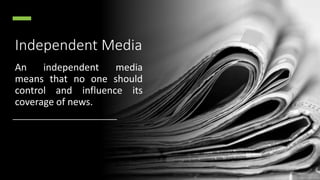 MMPPT Media and democracy | PPTX