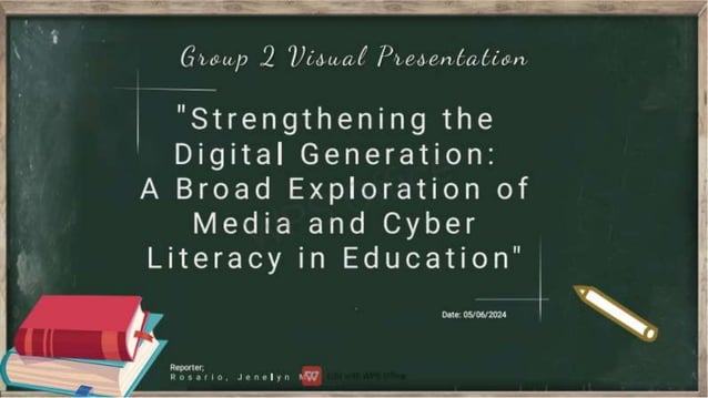 MEDIA LITERACY AND CYBER/DIGITAL LITERACY | PPT