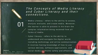 MEDIA LITERACY AND CYBER/DIGITAL LITERACY | PPT
