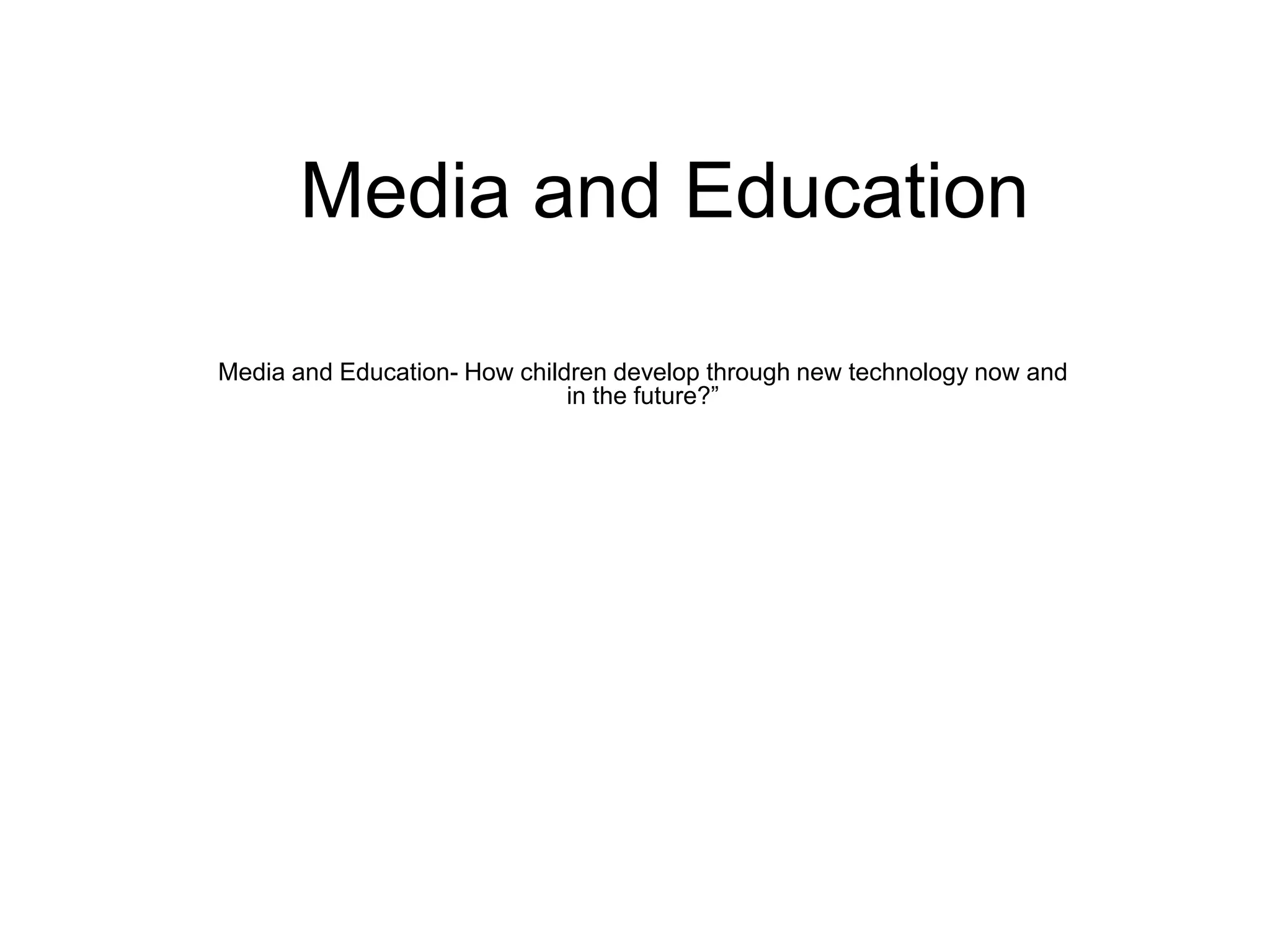 Media and education presentation.pptx upload | PPTX